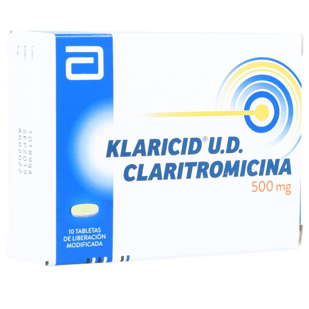 Klaricid UD Tabletas Liberación Modificada 500mg
