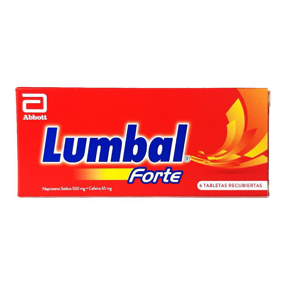 Lumbal Forte (550+65Mg)Blister X 6 Tabletas Recubiertas