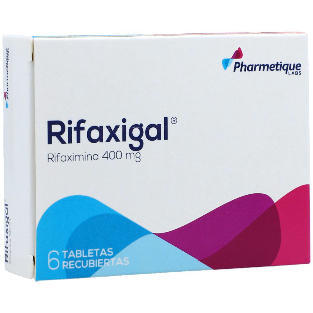 Rifaxigal 400Mg Caja X 6 Tabletas Recubiertas