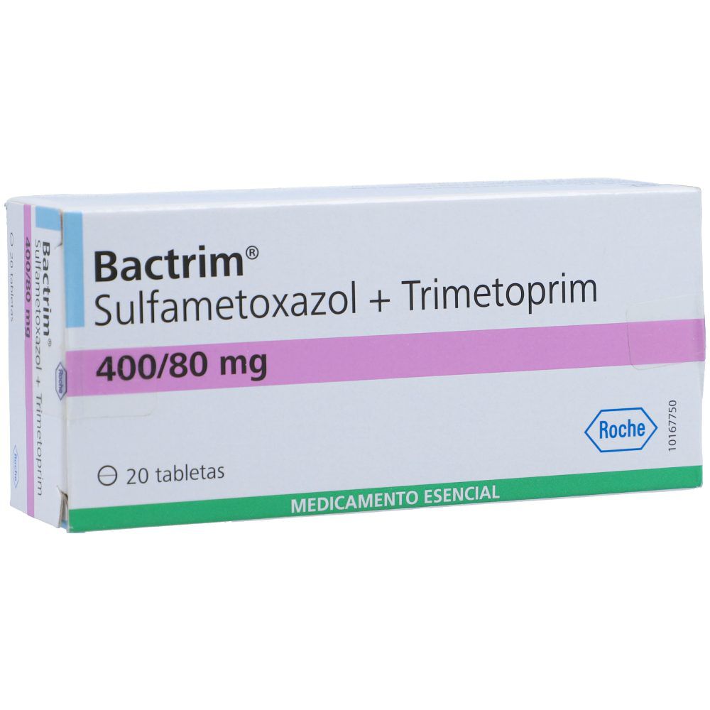 Bactrim 80Mg+400Mg Caja X 20 Tabletas