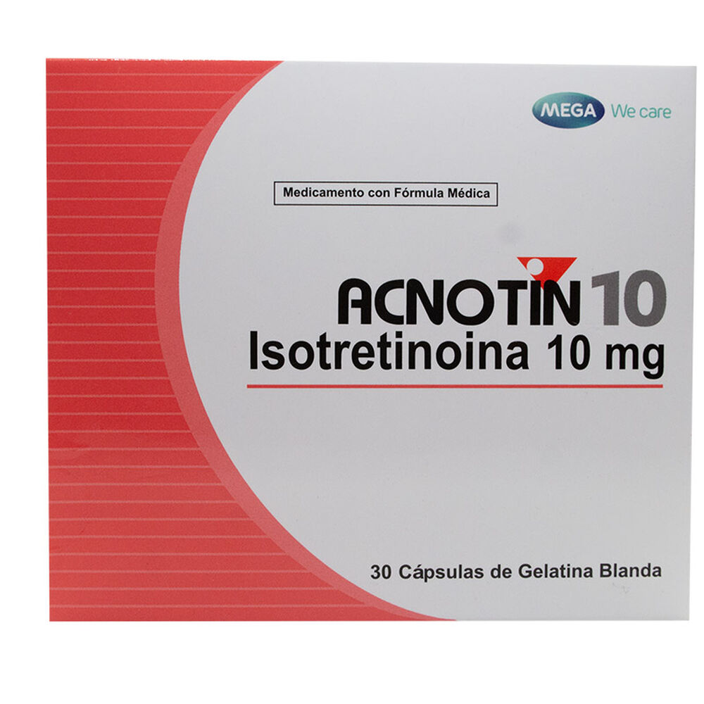 Acnotin 10Mg Capsula Blanda Caja X 30