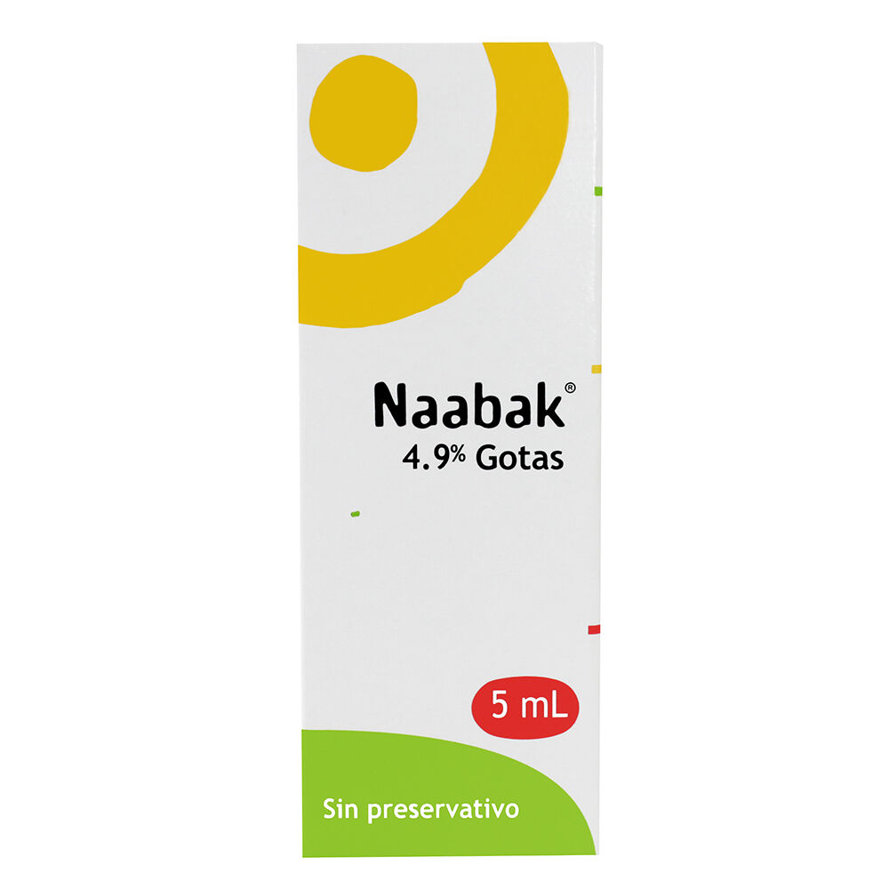 Naabak 0,049 Solución Oftalmica Frasco X 5mL