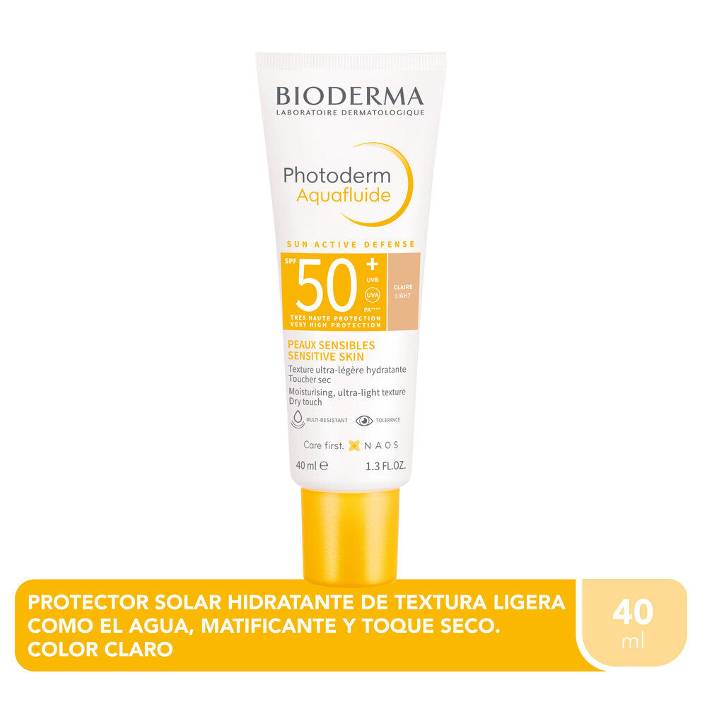 Protector Solar Bioderma Sensitive Skin Con Color Frasco X 40Ml