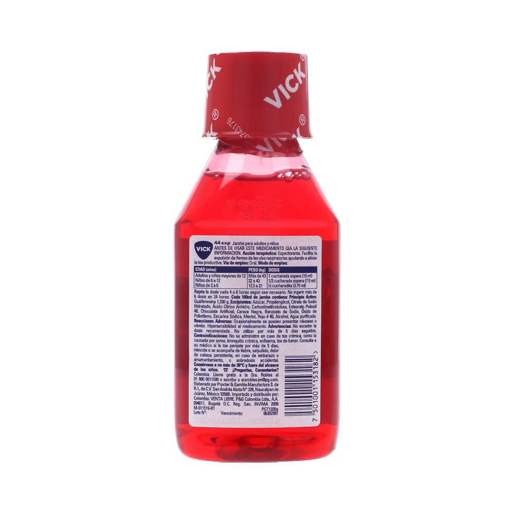 Vick F 44 Jarabe Frasco X 120 mL