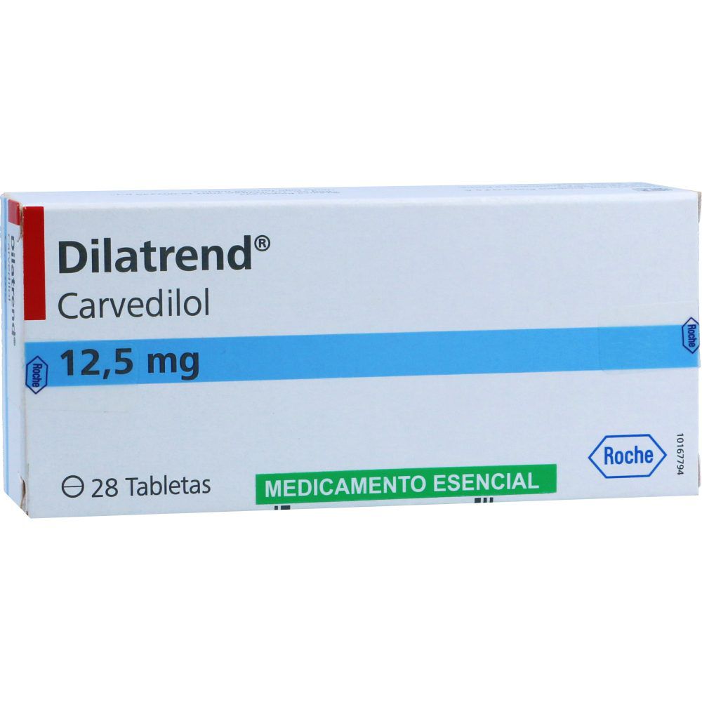 Dilatrend 12.5Mg Caja X 28 Tabletas