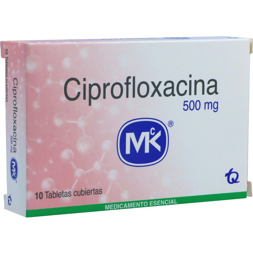 Ciprofloxacina Mk 500Mg Caja X 10 Tabletas