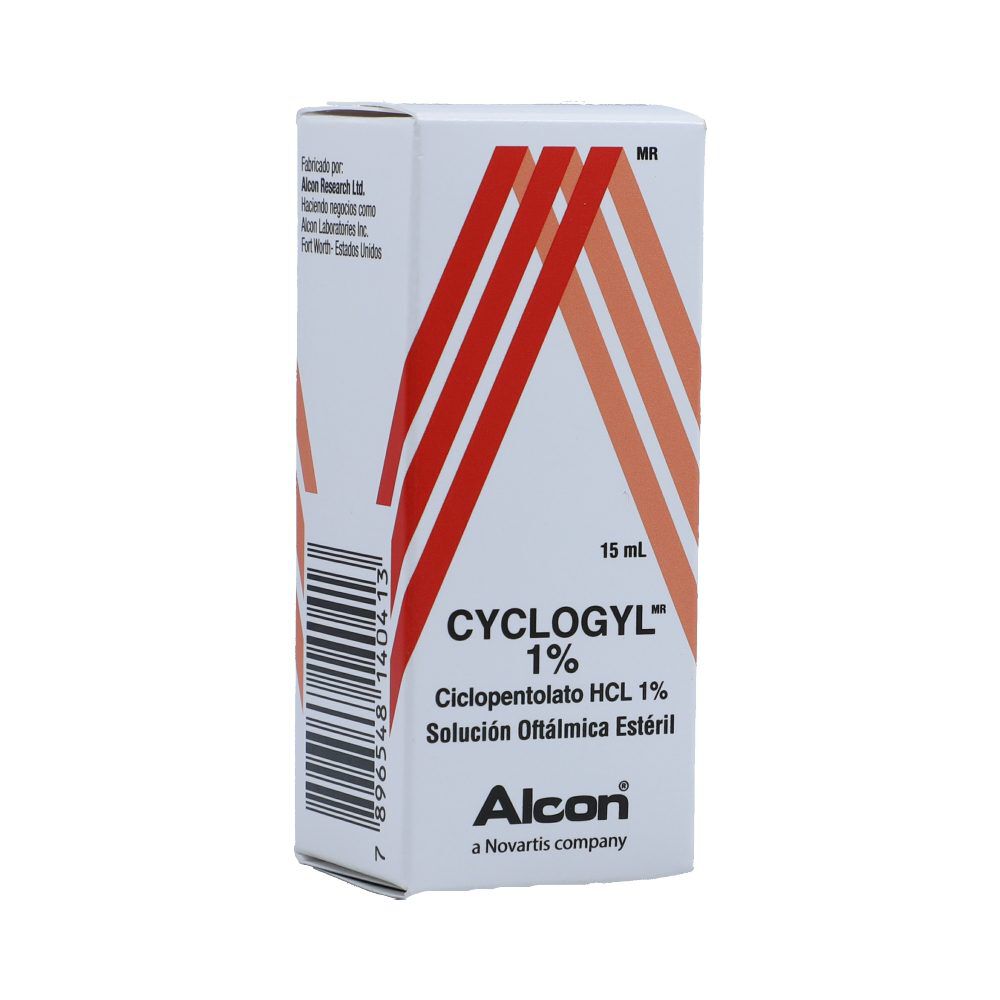 Cyclogyl 1% Solución Oftalmica Esteril Frasco X 15 mL
