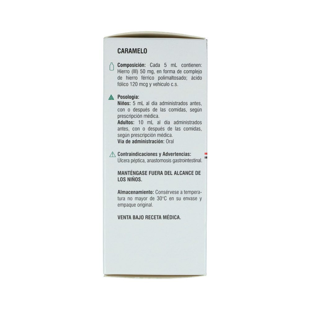 Herrex Fol Jarabe (50Mg+120Mcg)/5mL Frasco X 120 mL