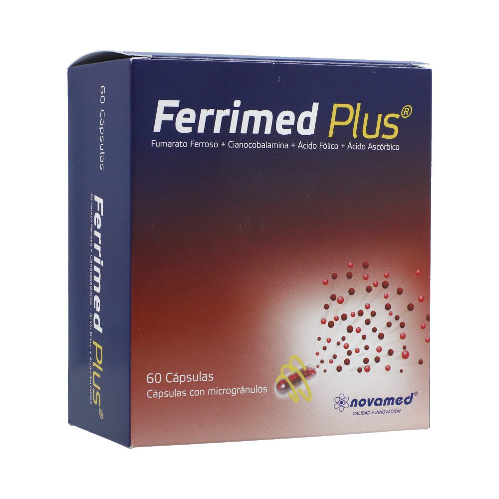 Ferrimed Plus Cápsulas con Microgránulos Caja X 60