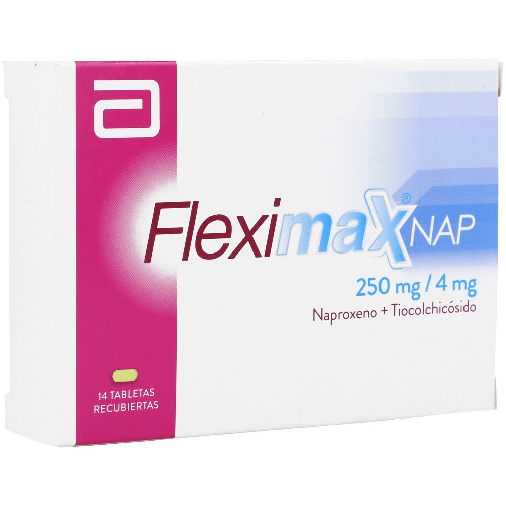 Fleximax Nap 250+4Mg Caja X 14 Tabletas Recubiertas