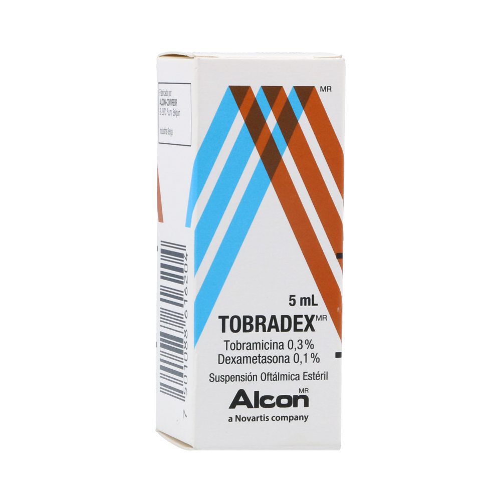 Tobradex Suspensión Oftalmologica Estéril 0.3%+0.1% Frasco X 5mL