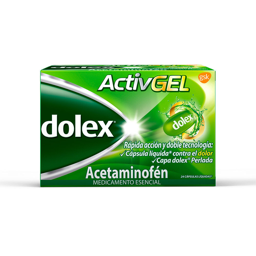 Dolex Activgel 500Mg Frasco X 24 Cápsulas Blandas