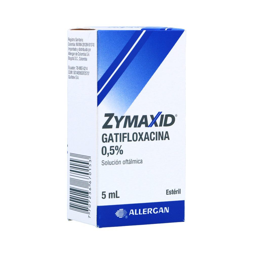 Compra Zymaxid 0.5 Solución Oftálmica