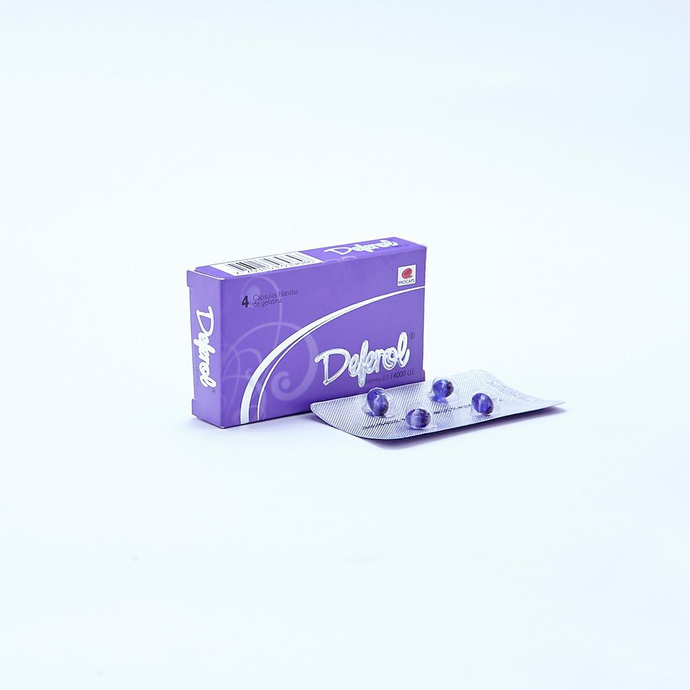 Deferol 14000Ui Cap Bland Caja X 4