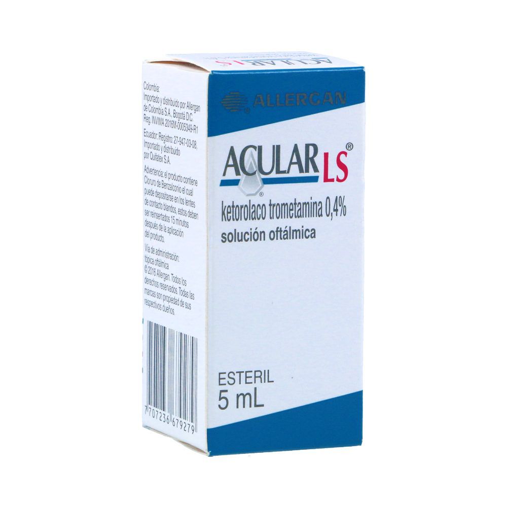 Acular LS Solución Oftálmica 0,04% Frasco X 5mL