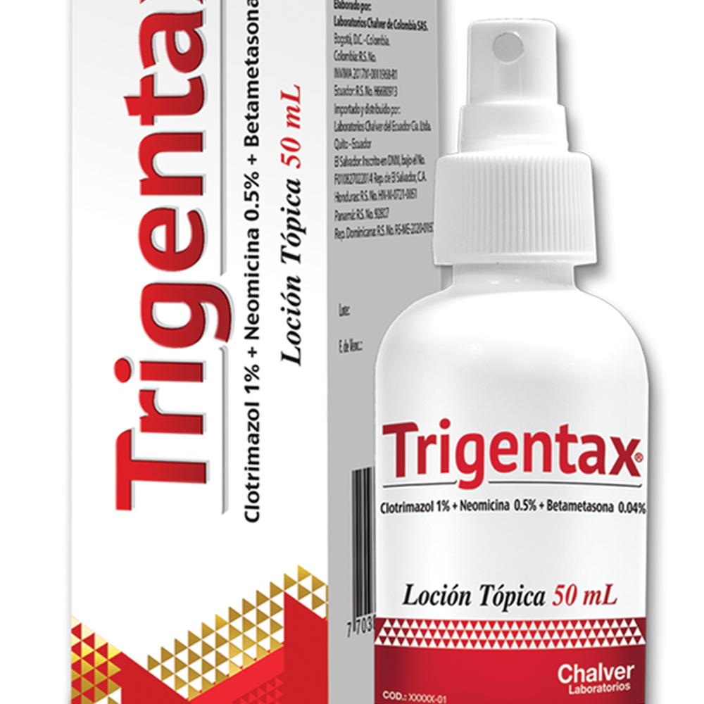 Trigentax (0.04+1+0.5)% Loción Tópica Frasco X 50 Ml