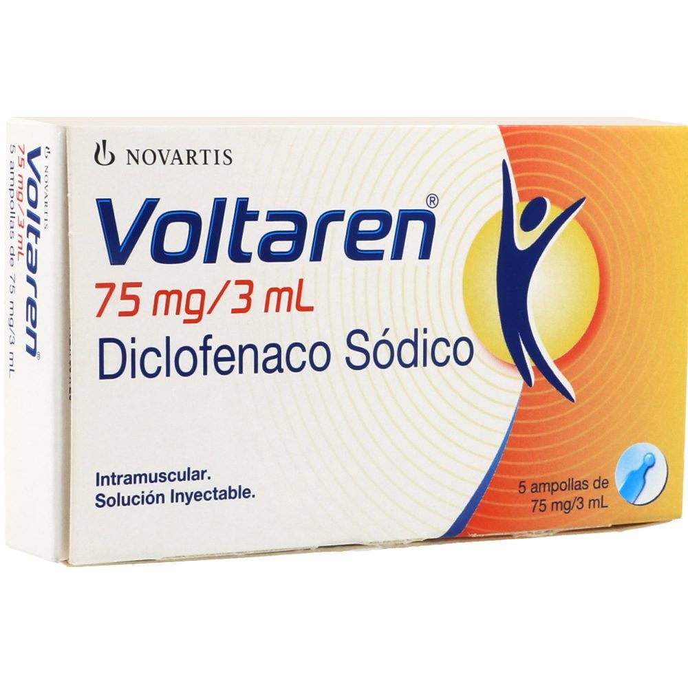 Voltaren Solución Inyectable 75Mg/3mL X 1 Ampolla
