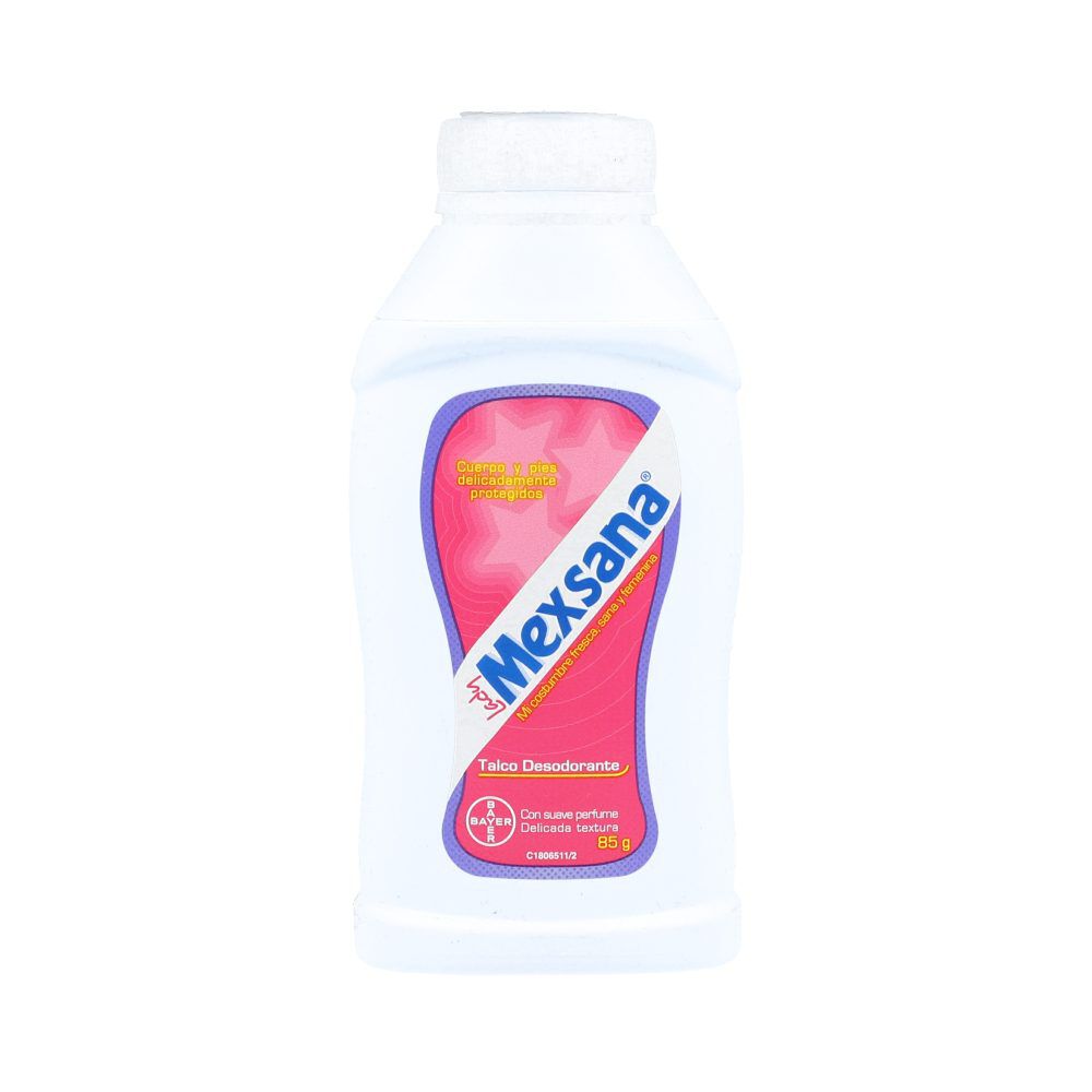 Talco Antibacterial Lady Mexsana Frasco X 85 G