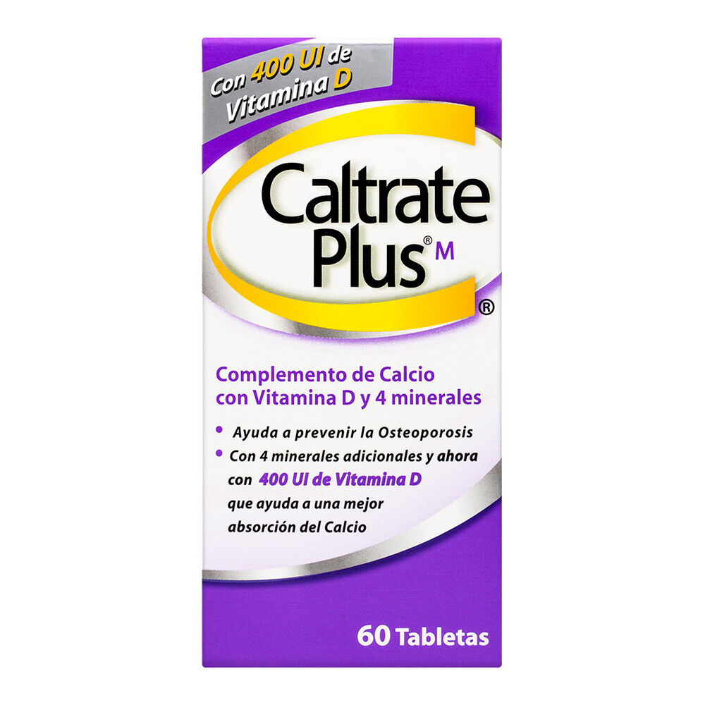 Caltrate Plus M Tabletas Frasco X 60