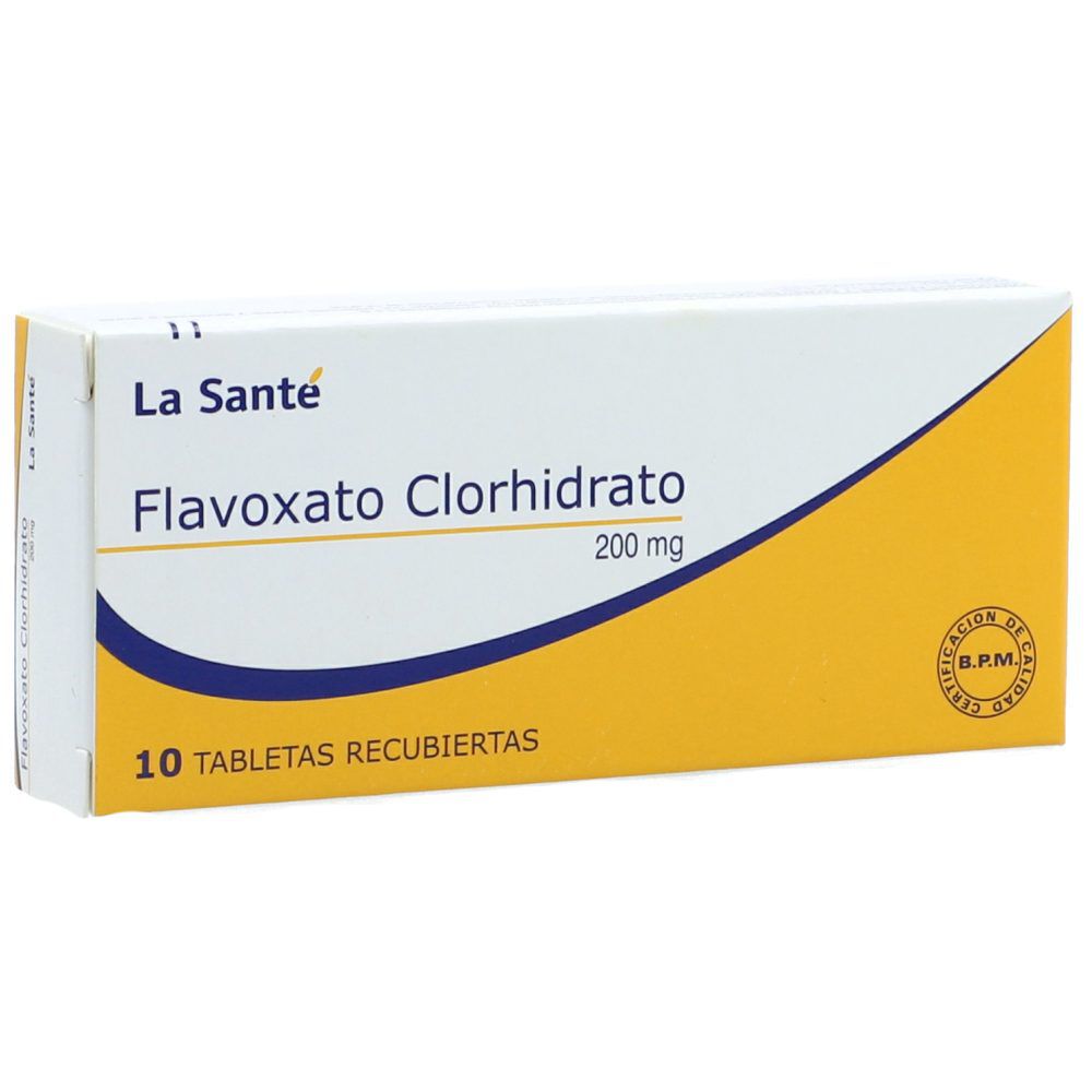 Flavoxato Tabletas Recubiertas 200mg