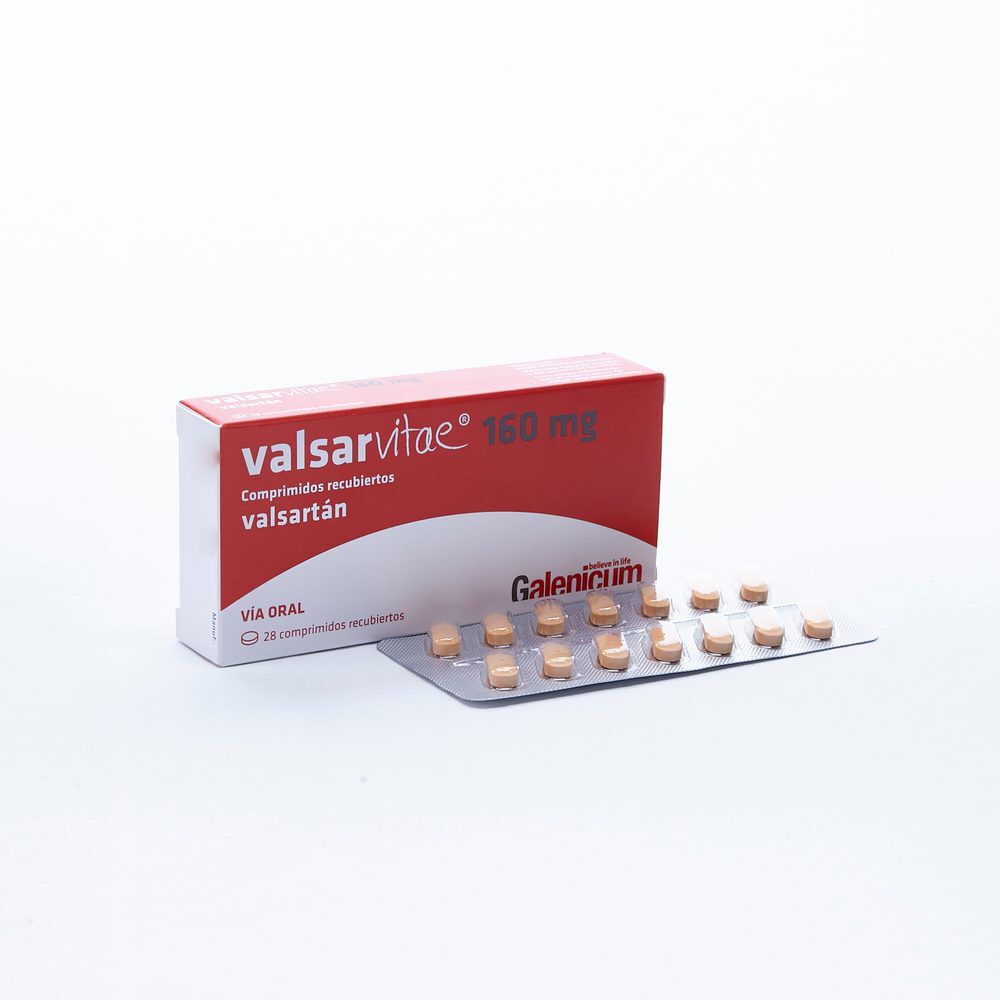 Valsarvitae Tabletas Recubiertas 160Mg Caja X 28