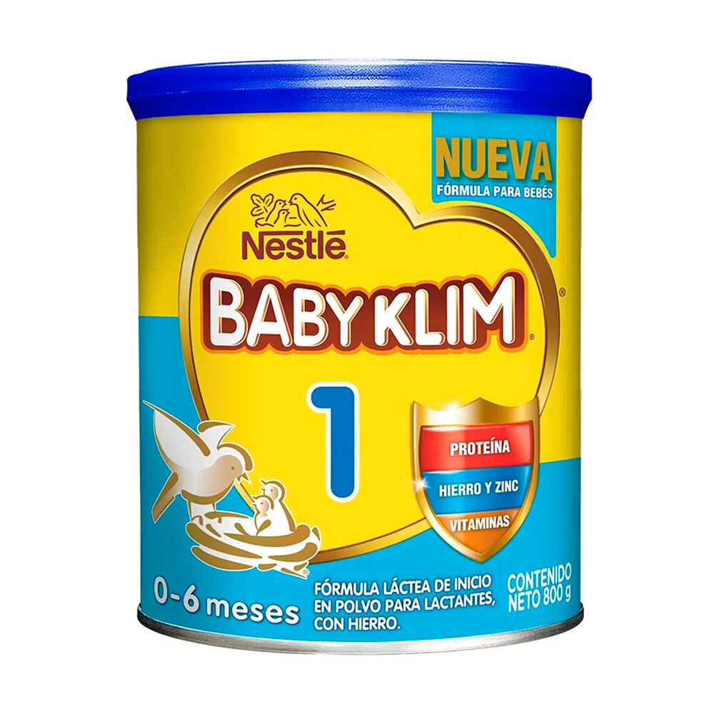 Formula Lactea Etapa 1 Polvo Baby Klim Tarro X 800Gr