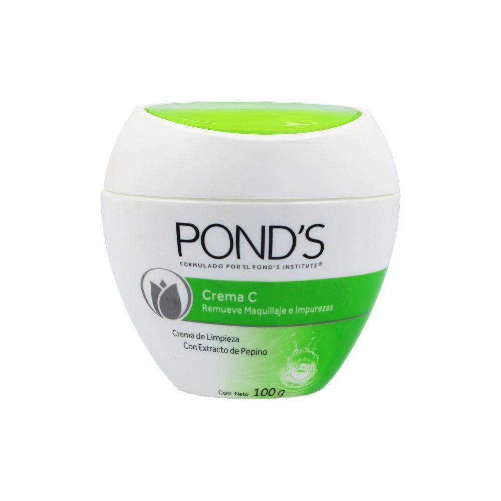 Ponds Crema Limpieza C con Extracto de Pepino Frasco X 100 Gr