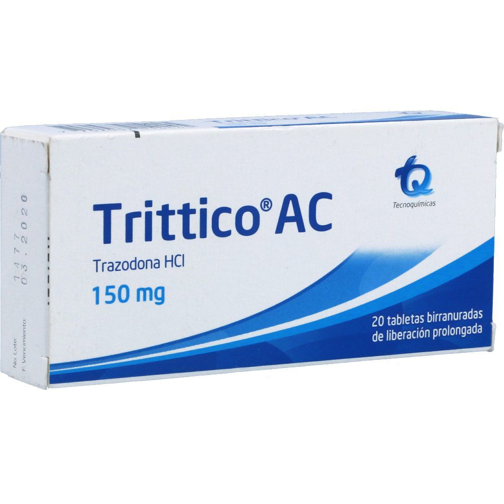 Trittico Ac 150Mg Caja X 20 Tabletas Liberación Prolongada