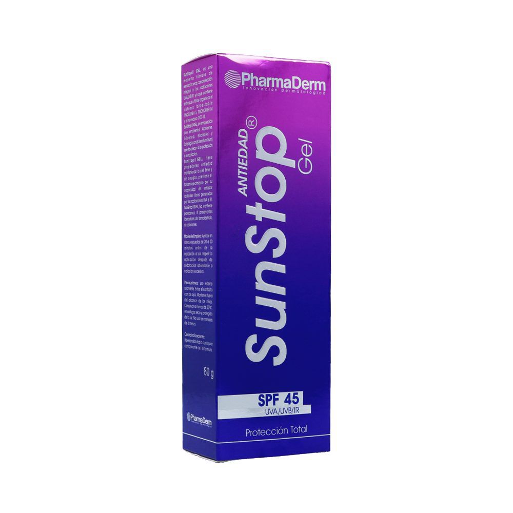 Gel Sunstop Antiedad Spf 45 Tubo X 80 Gr