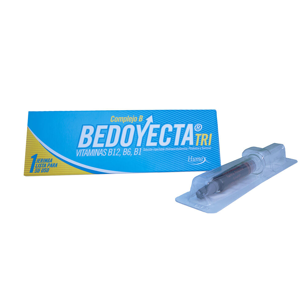 Bedoyecta TRI Complejo B Solución Inyectable Jeringas Prellenadas Caja X 3