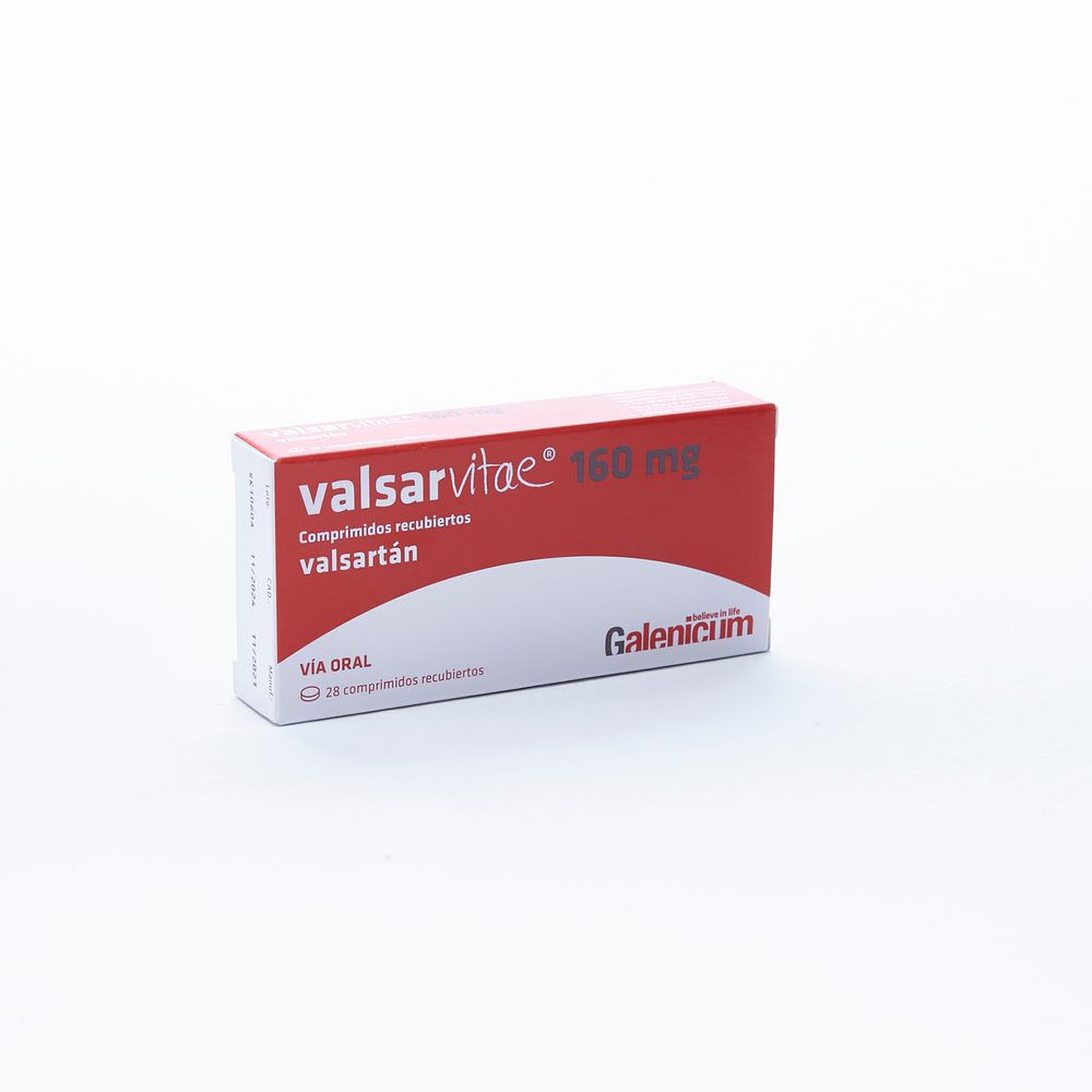Valsarvitae Tabletas Recubiertas 160Mg Caja X 28