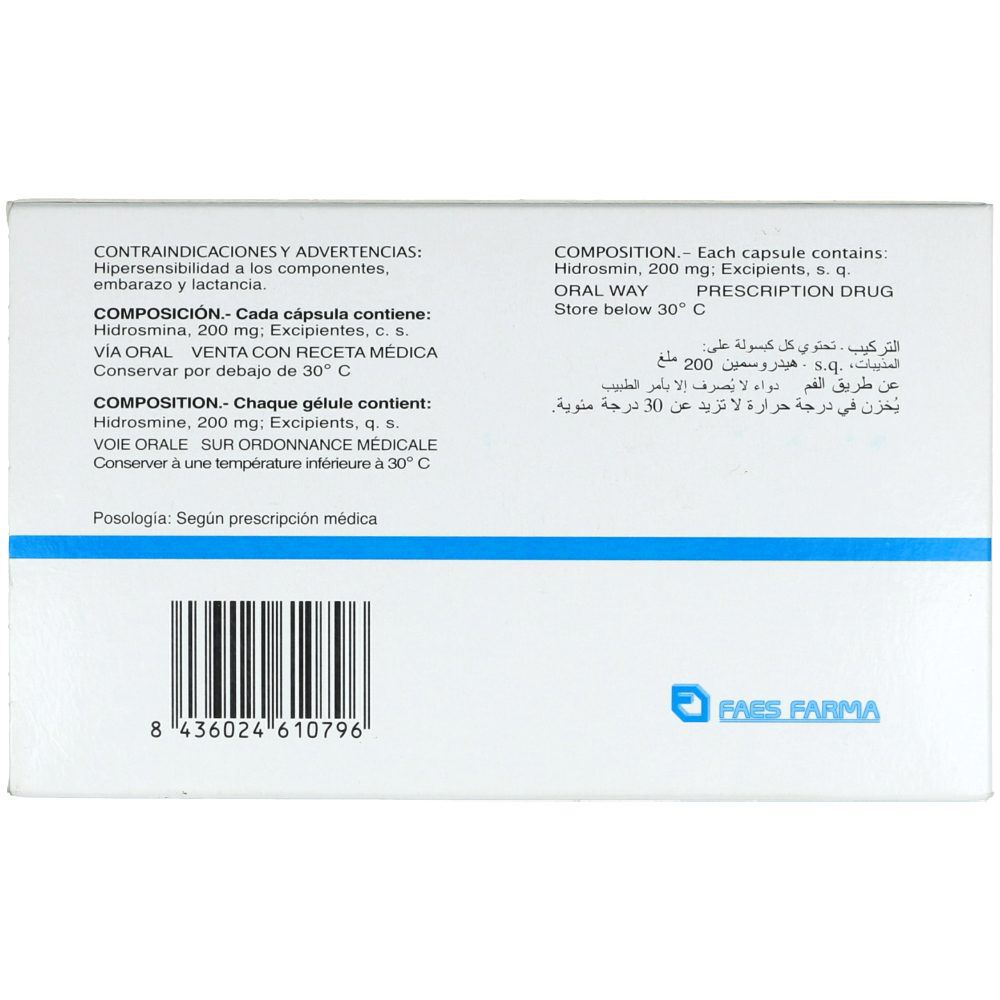 Venosmil Cápsulas 200Mg Caja X 60