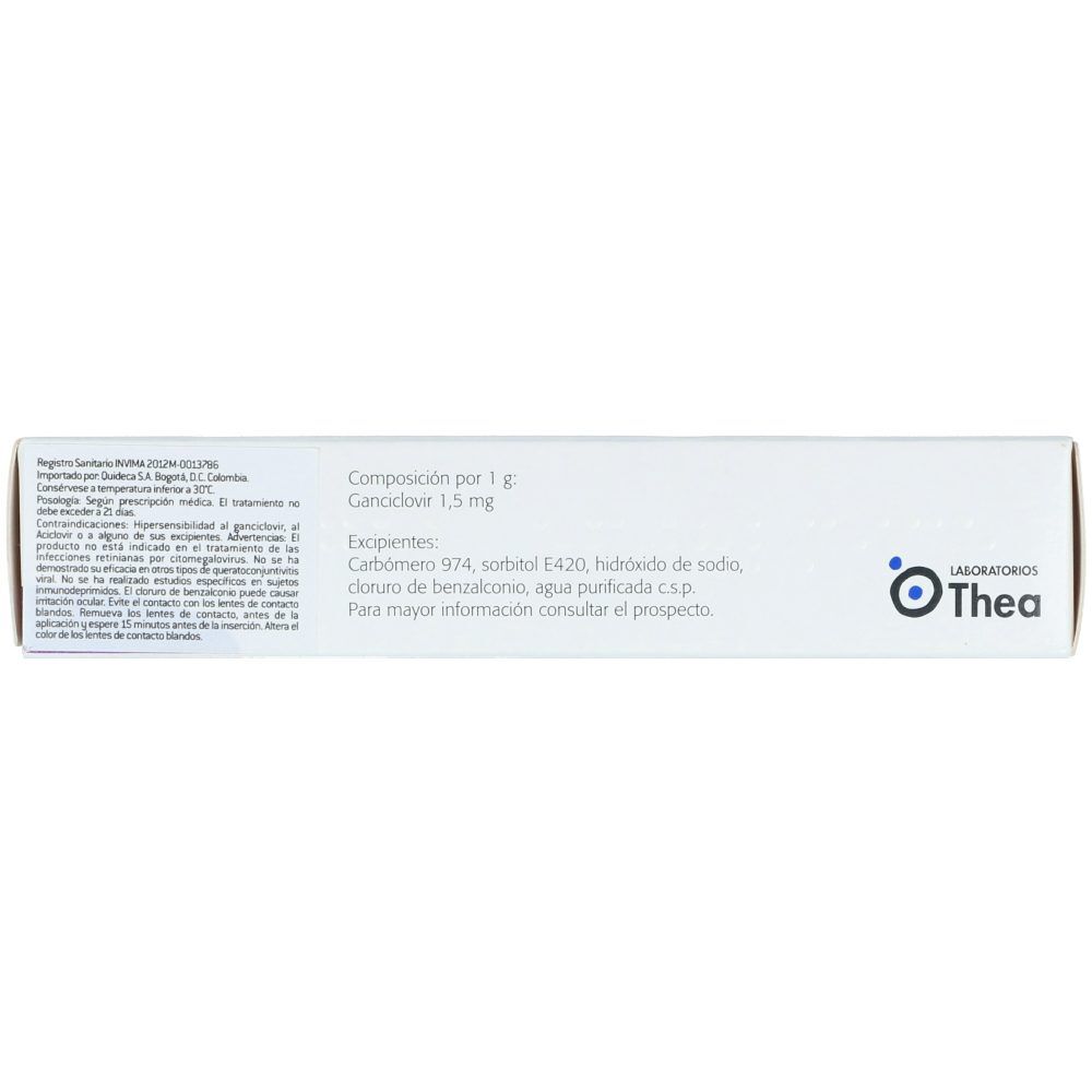 Virgan Gel Oftálmico 1,5 Mg Tubo X 5 Gr