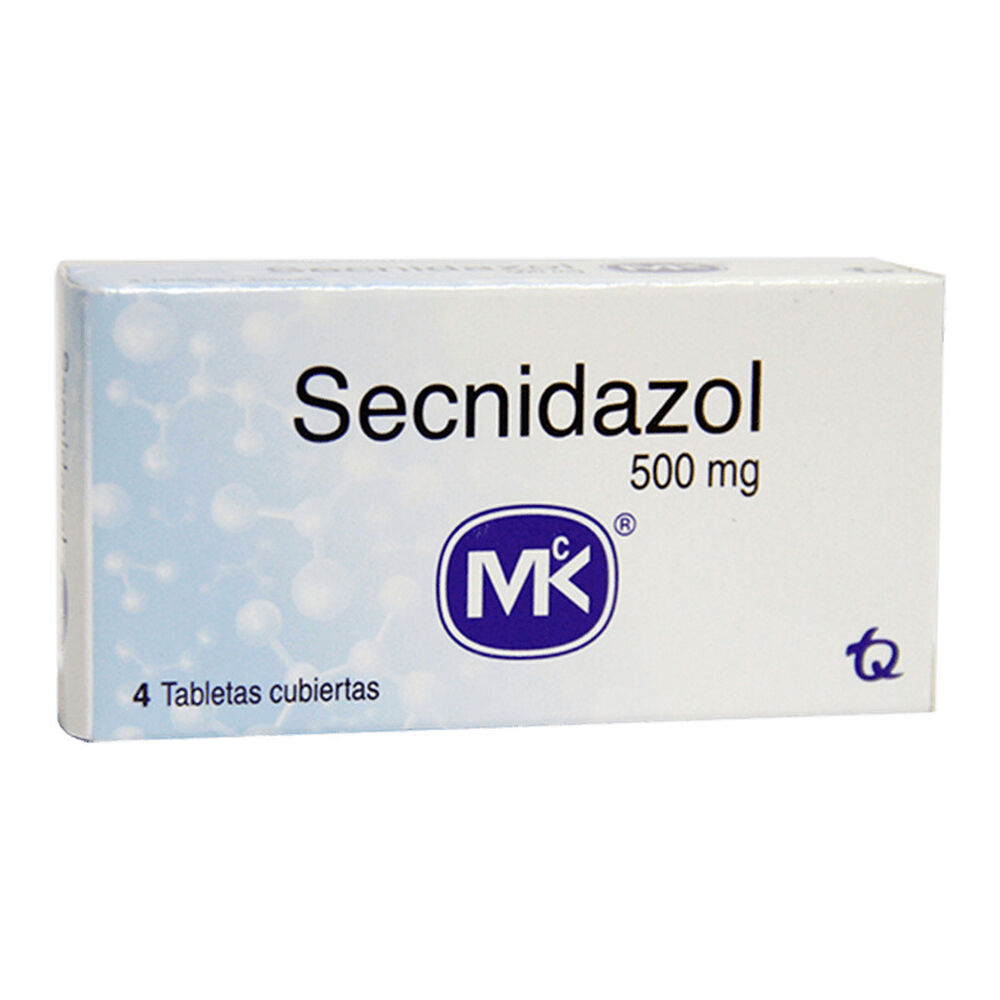 Secnidazol 500Mg Tabletas Recubiertas Caja X 4 Mk