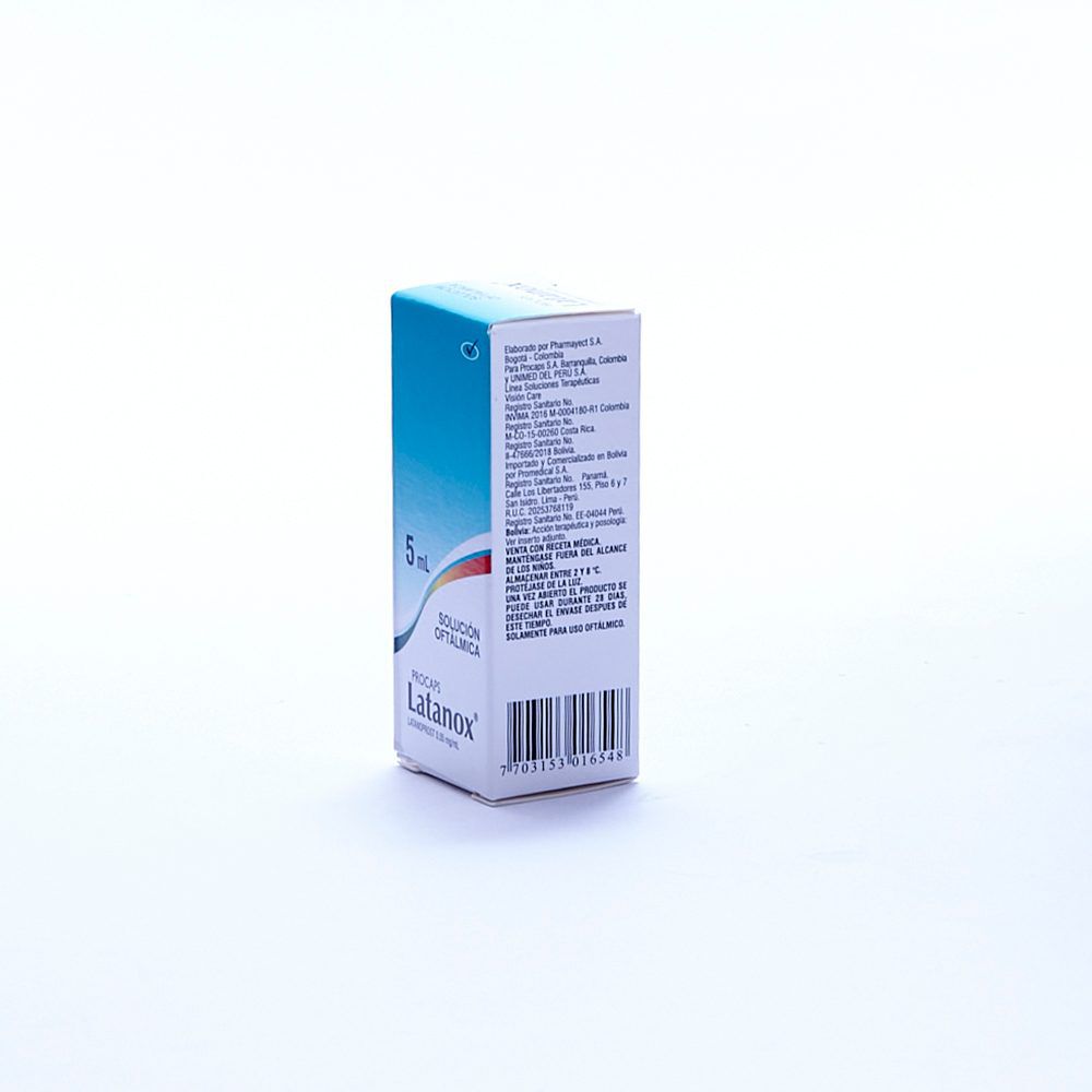 Latanox Solución Oftálmica Frasco X 5mL