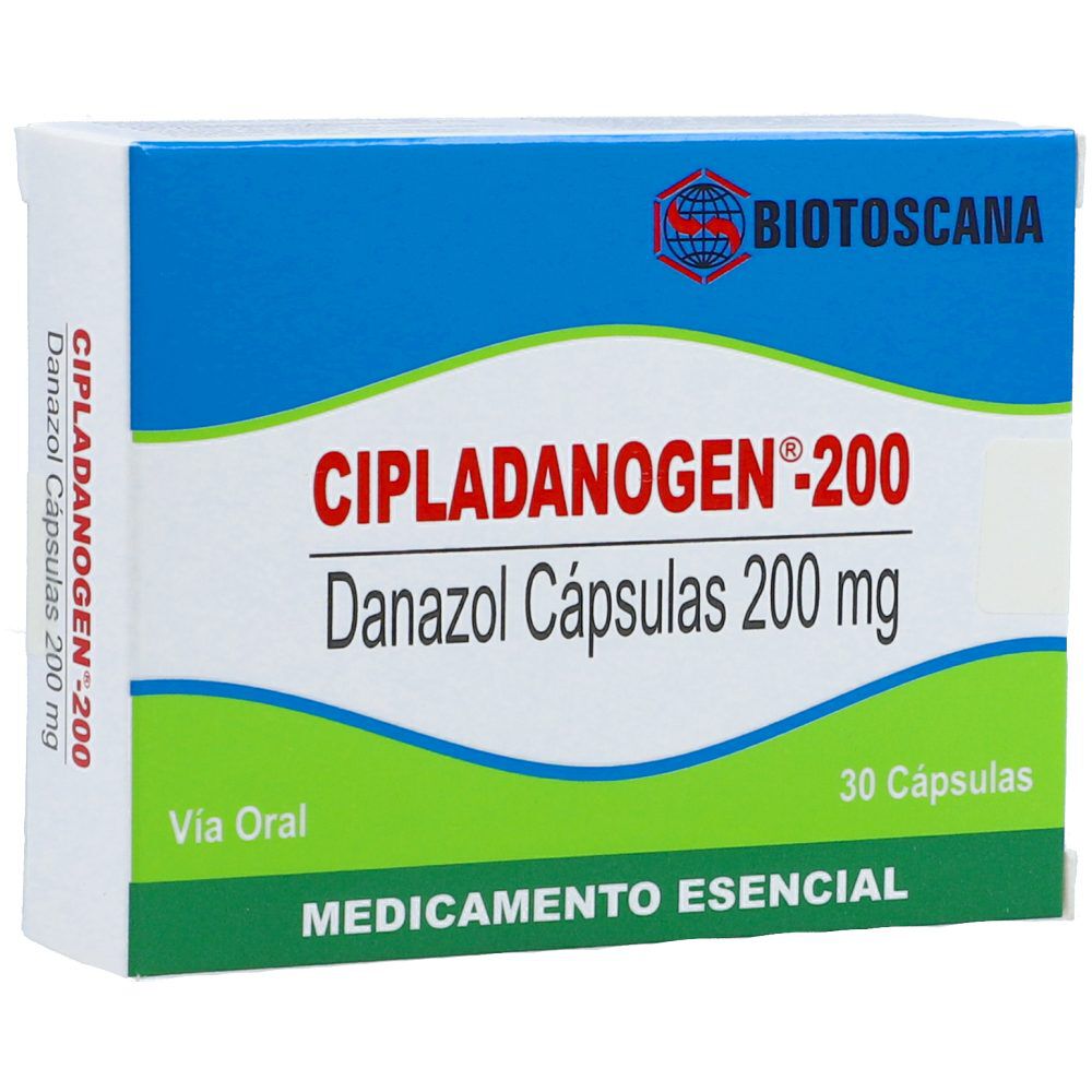 Cipladanogen 200 mg · 30 Cápsulas