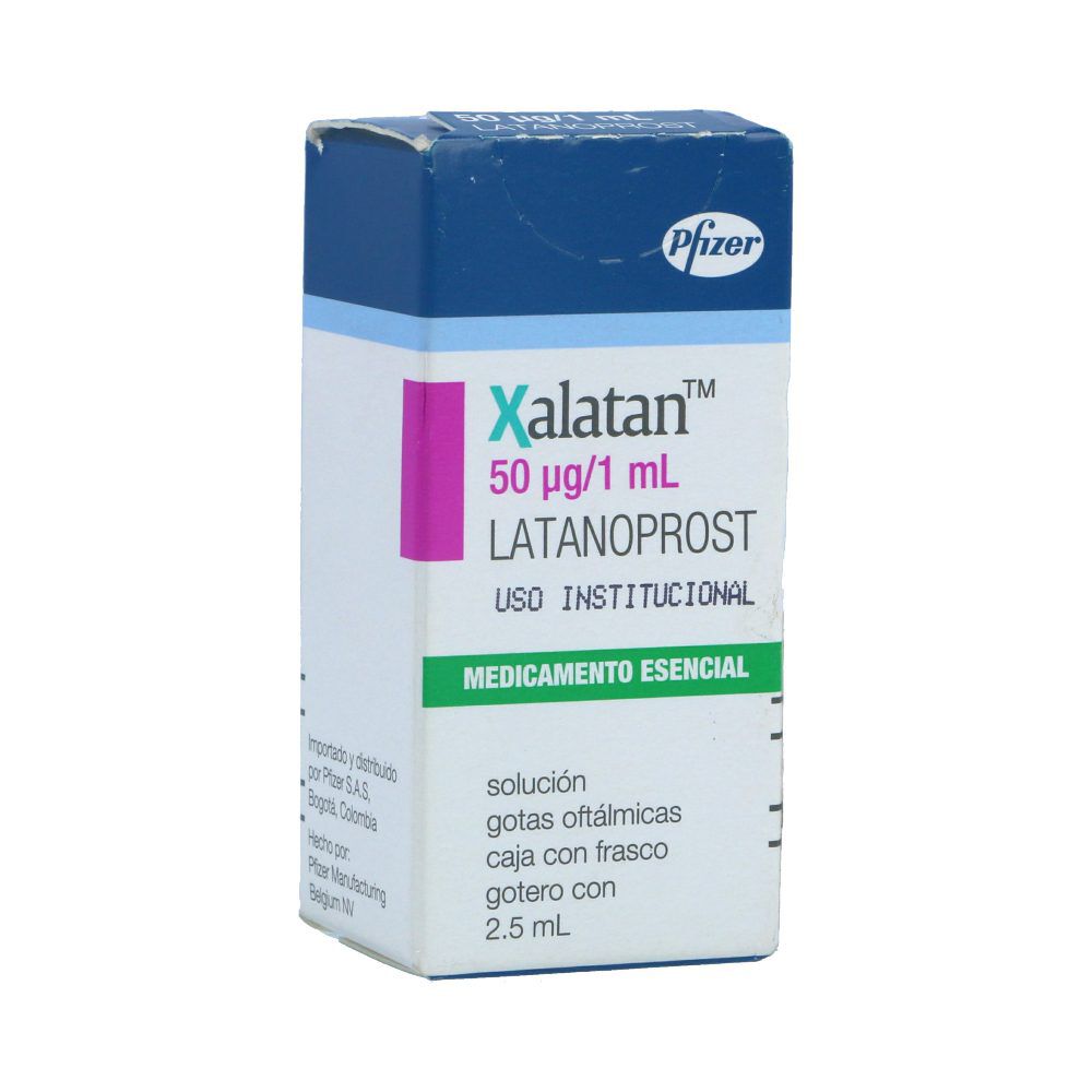 Xalatan 50 mcg/mL (0.005%) Solución Oftálmica Frasco X 2,5mL