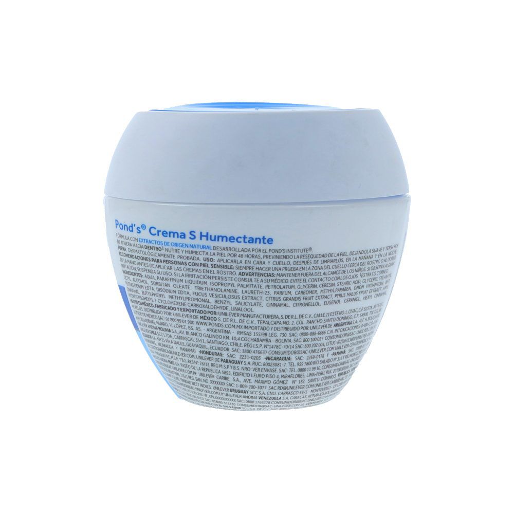 Crema S 24 Humectante Nutritiva Ponds Frasco X 100 Gr