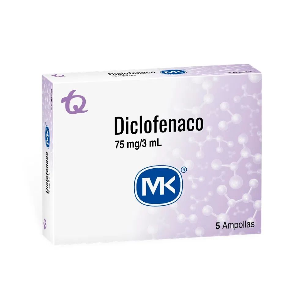 Diclofenaco Solución Inyectable Ampolletas
