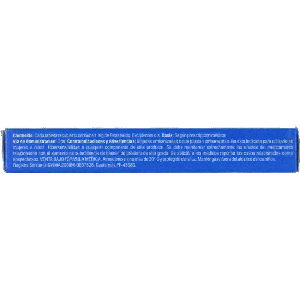 Finasterida Tabletas Recubiertas 1Mg Caja X 28