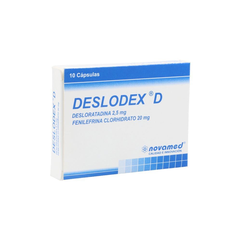 Deslodex D (2.5+20)Mg Caja X 10 Cápsulas