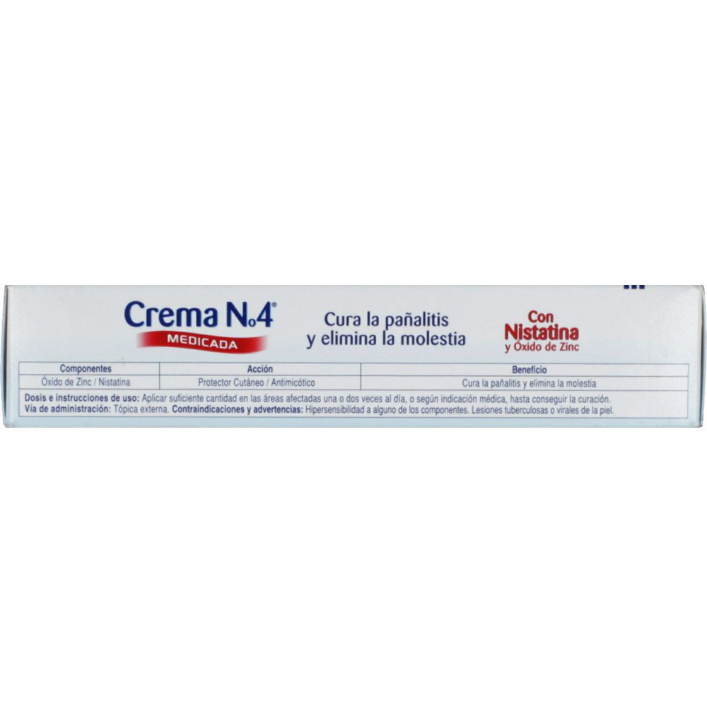 Crema No 4 Medicada (200Mg+100000Ui)/Gr Crema Tubo X 30 Gr