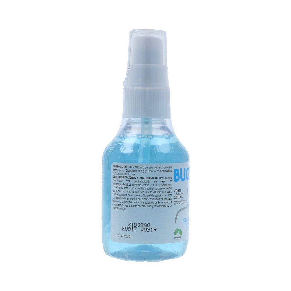 Bucoxol Forte Cool Mint Spray Frasco X 120 mL