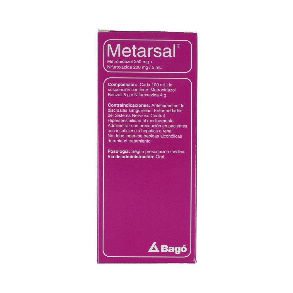 Metarsal (250+200)Mg/5Ml(5+4)% Susp Oral Frasco X 120Ml
