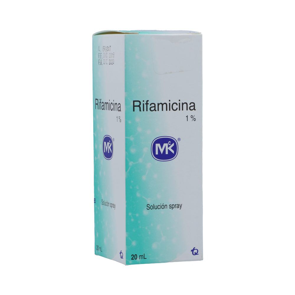 Rifampicina 1% Solución Spray Mk Frasco X 20mL