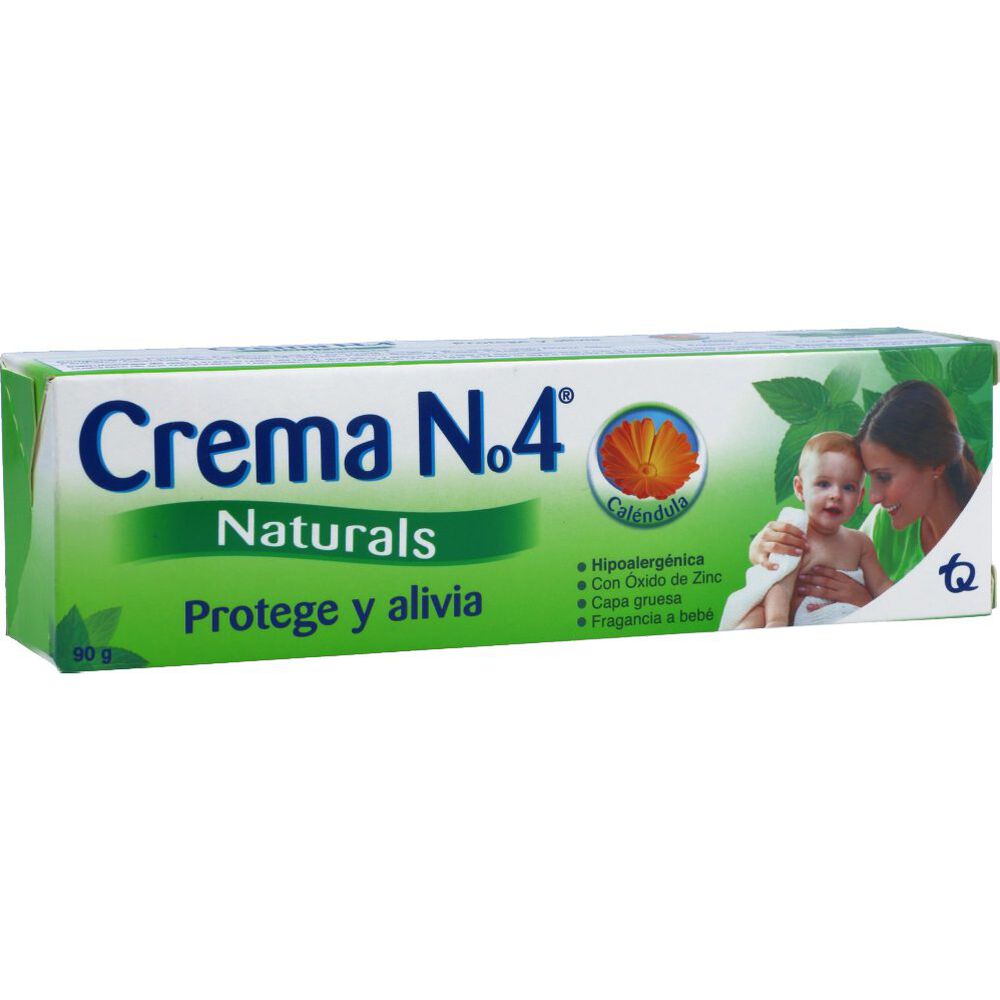 Crema No 4 Naturals Protege y Alivia Tubo X 90 Gr