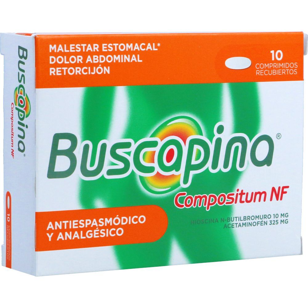 Buscapina Compuesta Nf Tableta Recubierta (325+10) Mg Caja X 10