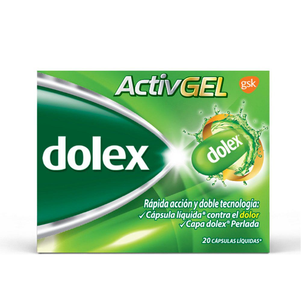 Dolex Activgel Cápsulas Líquidas 500Mg Caja X 20