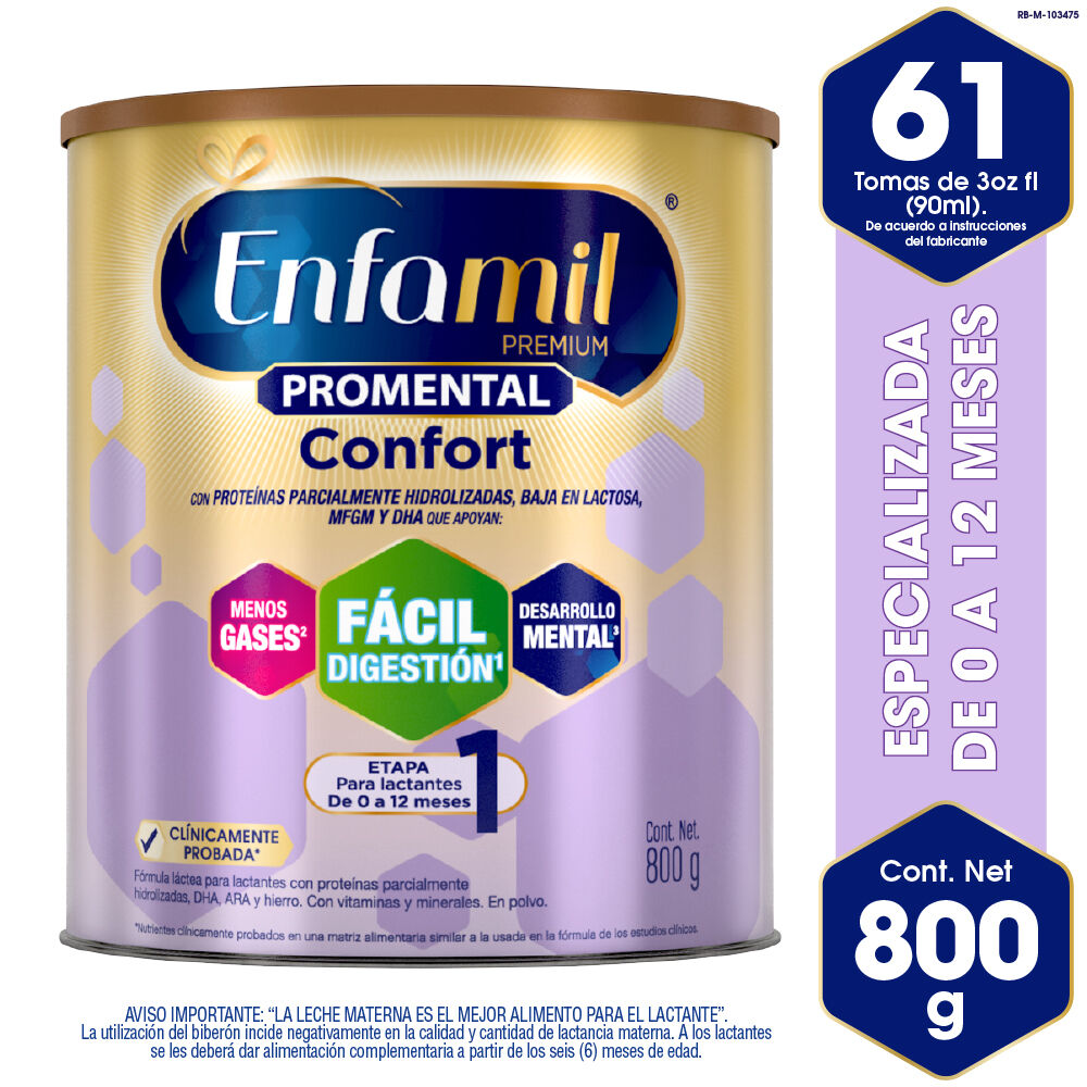 Formula Lactea (0-12 Meses) Enfamil Premium Tarro X 800Gr