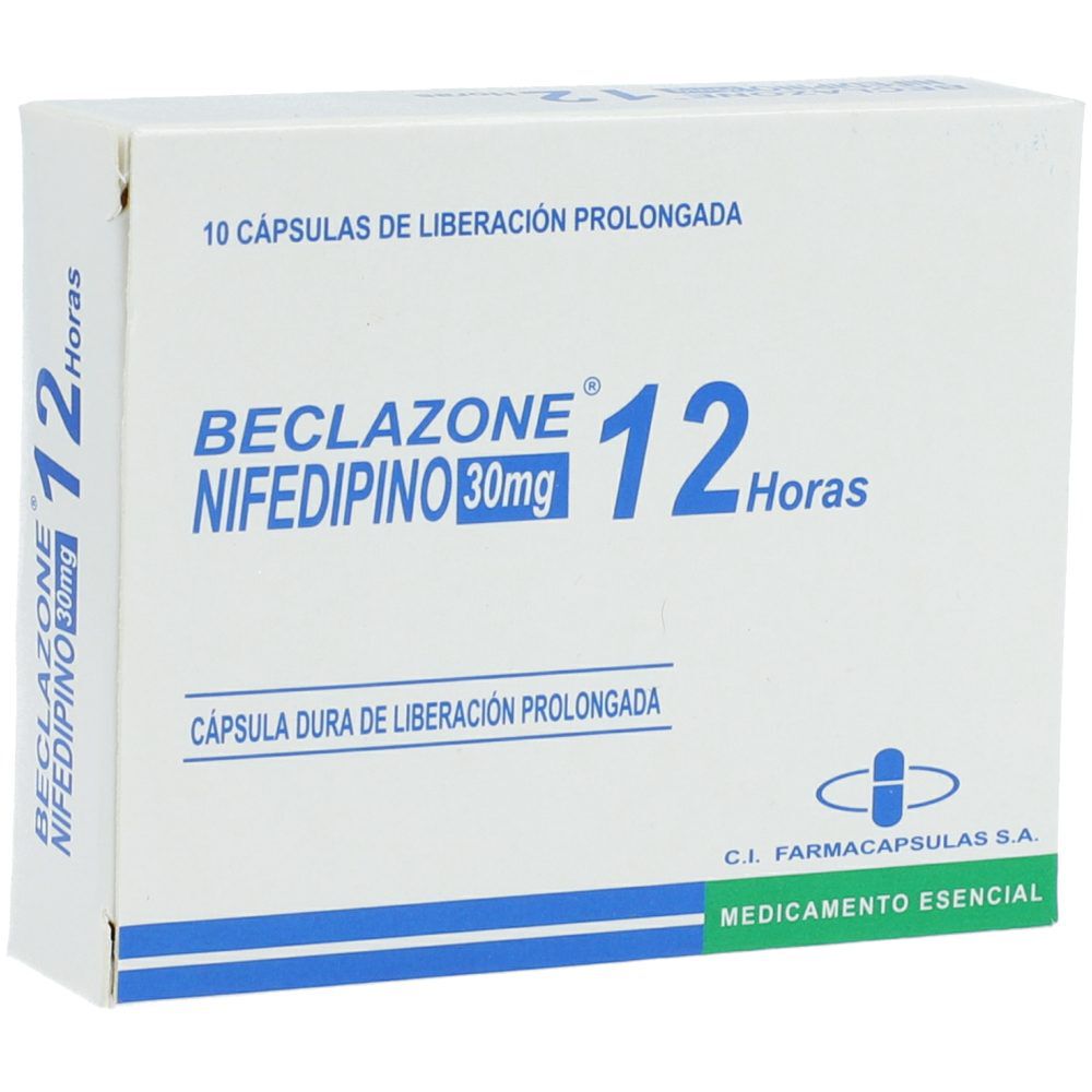 Beclazone 12 Horas 30 Mg Capsulas Liberación Prolongada Caja X 10